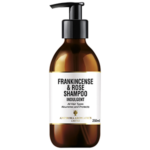 Frankincense & Rose Liquid Shampoo 250ml -Glass